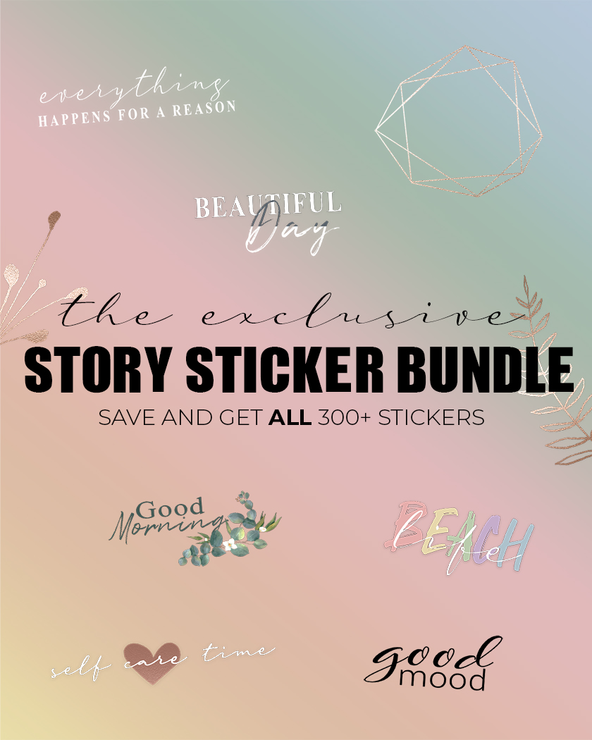 Paper & Party Supplies Stationery Blogger IG Story Stickers Instagram ...